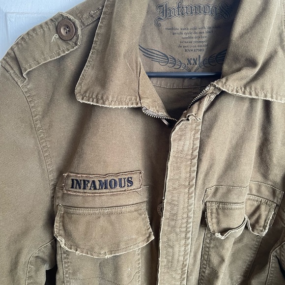 Infamous | Jackets & Coats | Infamous Army Style Field Jacket Xxl ...